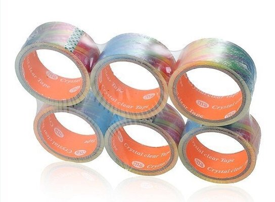 透明なパッキング テープ 6pcs は高レベル カートンの包装のための収縮のパッキングの地図をつくります