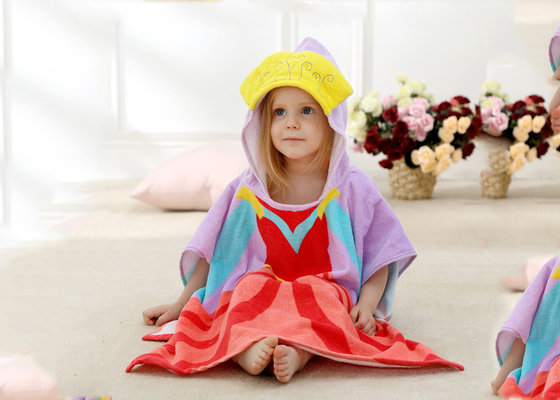 Baby Dress Hooded Beach Towels Dorable Design With Highly Absorption