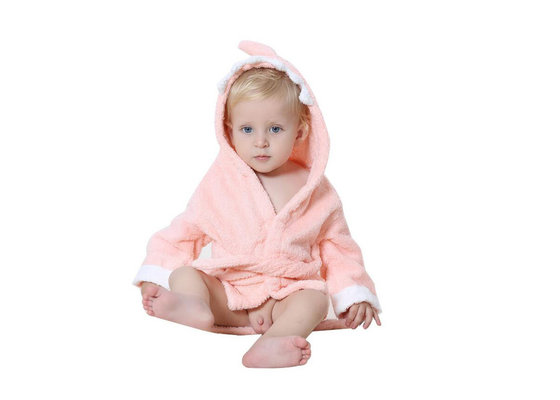 Sunflower Toddlers Hooded Wrap Towel / Baby Bath Towels Funny And Cute Design