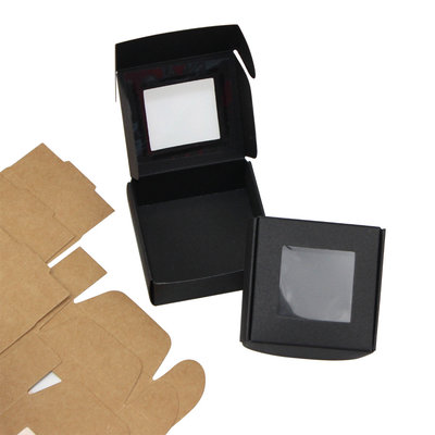 Plain brown paper box small gift box for travel soap packaging supplier