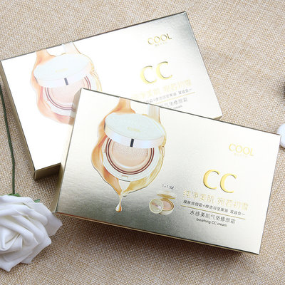 Fancy paper cosmetic box packaging custom bb cream paper box empty supplier