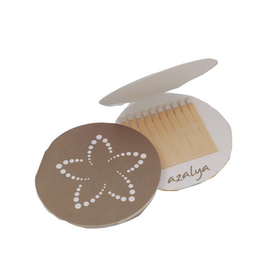 Custom Name Logo Printing Creative Cosmetic Shaped Wooden White Tip Matches Sticks supplier