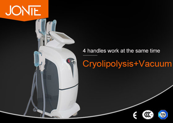 Vacuum Four Handles Cryolipolysis Fat Freeze Slimming Machine For Weight Loss