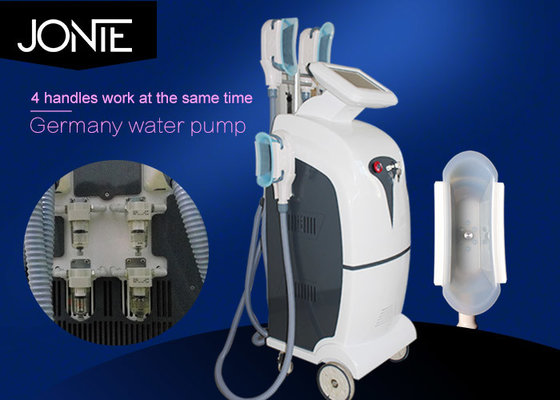 Vacuum System 4 handles Cryolipolysis Slimming Machine for body sculpting