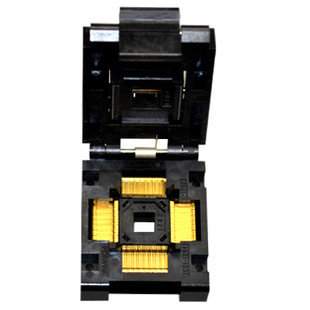 China Test socket QFP128 TQFP128 LQFP128 programming adapter 0.5mm / 0.4mm QFP128 supplier