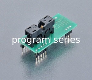 Original ELNEC SOCKET  70-0794  ZIF SSOP10, 2x3 + 2x5 pins, square, 0.6x0.6mm, rows spacing 600mil