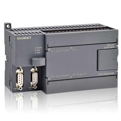 UniMAT 224 CPU Modular PLC with relay equivalent of Siemens 224 CPU