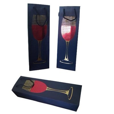 Paperboard Red Wine Bag or Tote