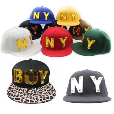 Acrylic letter snapback hat