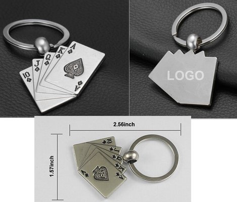 Poker keychain