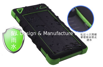 China 8000mah real capacity Hockey, shockproof, anti friction, dustproof solar power banks with climbing hook supplier