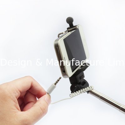 Self Portrait Monopod [Battery Free] Extendable Handled Stick with Adjustable Phone Holder supplier