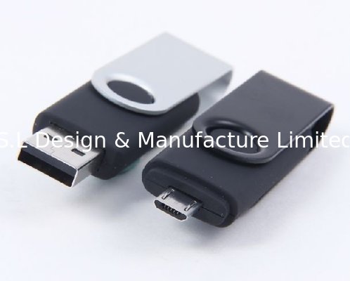 8gb OTG swivel twister usb flash memory New arrival 32gb pendrive Gifts otg usb flash drive for mobile phone supplier