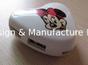 heart shaped USB Hub supplier