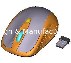 Cute OEM 2.4GHz Wireless Optical Mouse for Pad/Computer/Laptop/Notebook supplier