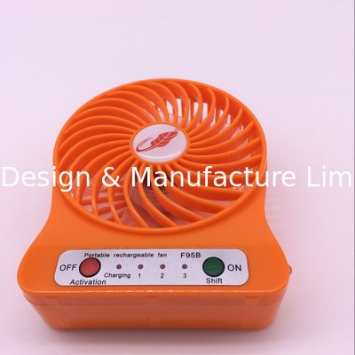 Hot Selling Summer Mini Fan Use for Power Bank or Computer 1200mah 2000mah with led light supplier