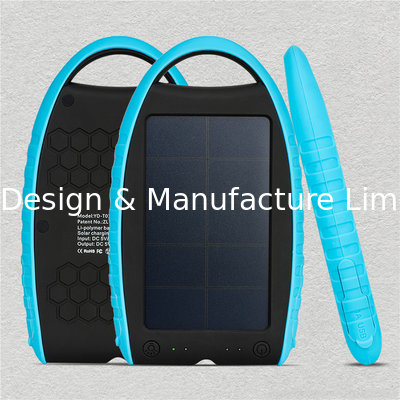 high effiency solar charger waterproof dustproof shockproof skidproof Build-in full 7000mAh li-polymer Emergency LED fla supplier