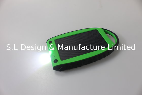 monocrystal solar charger waterproof dustproof shockproof skidproof Build-in full 7000mAh li-polymer Emergency LED flash supplier