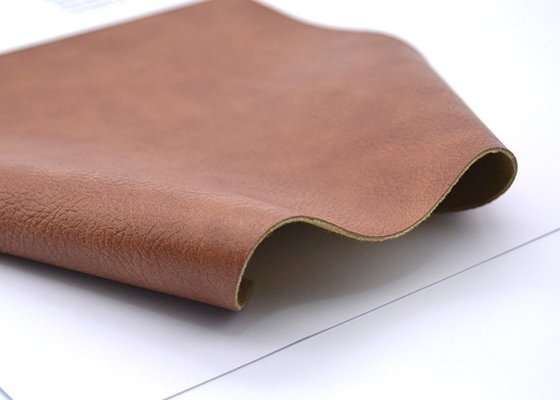 Imitate Velveteen Backing Waterborne PU Leather Multifunctional For Bag / Luggage
