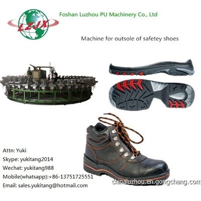 Manufacturing PU Footwear Machine
