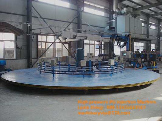 Automatic Turntable for Solar Energy Insulation Layer Foam Making Machine, PU injection Foaming Machine supplier