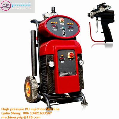 High pressure PU polyurethane foam insulation spray and pouring machinery supplier