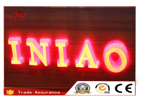 Perforated Backlit LED Channel Letter Signs For Iphone Apple Store / Shop Billboard
