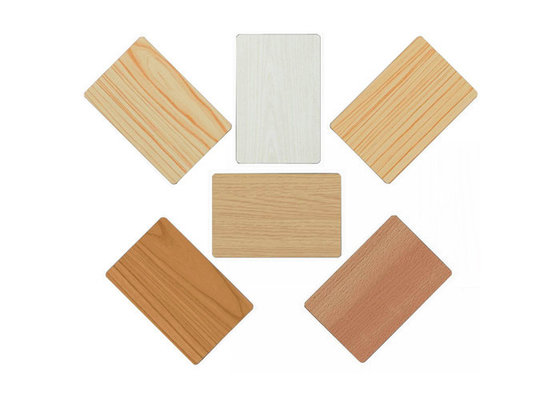 Exterior / Interior Wooden Wall Honeycomb Aluminium Sandwich Panel GB/T17748-1999