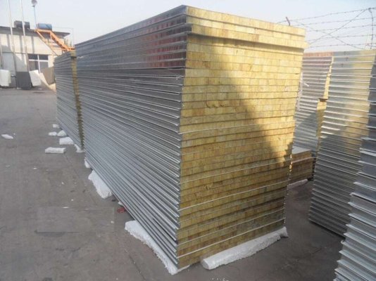 Light Weight EPS / PU/ Rock wool Sandwich Panel Prepainted Galvanized Steel