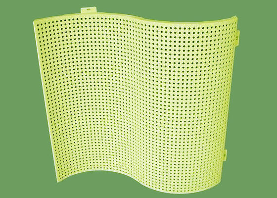 Customized 3mm / 4mm Perforated Decorative Aluminum Sheet With Kynar Coating