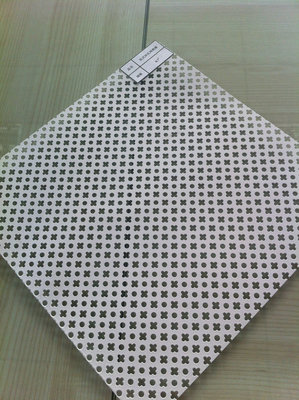 round Punched SS / Copper Metal Sheets , Aluminium Ceiling Panel Filter OEM