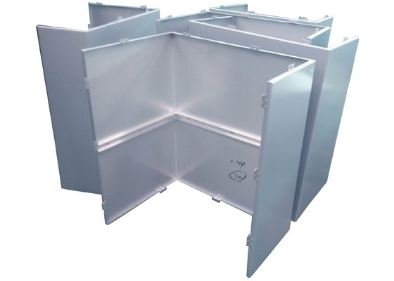 SGS 3 mm Aluminum Architectural Panels Wall and Building Corner Cladding