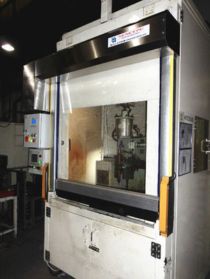 Light Barrier Smooth Operating High Speed PVC Rolling Doors Aluminum Frame Work On Machine