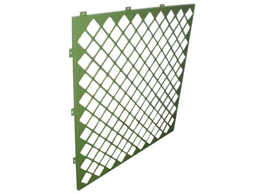 Square Perforated Decorative Aluminum Sheets  for Perforated Facade Cladding