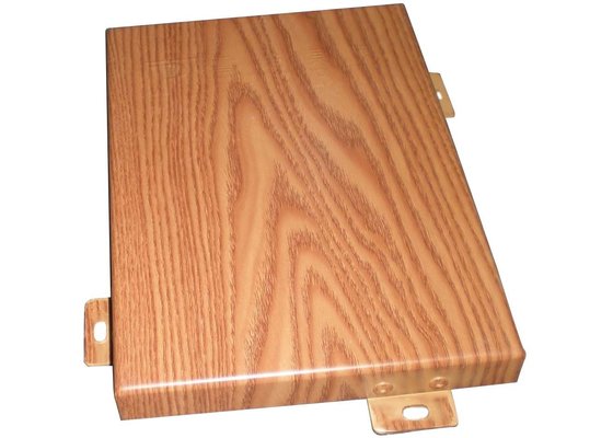 Wood Colors Custom Aluminum Cladding Panels for Interior Decoration