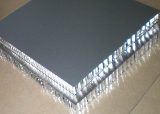 Insulated Curtain Wall Cladding 10mm / 20mm PVDF Aluminum Honeycomb Sandwich Panel with Marble Colors