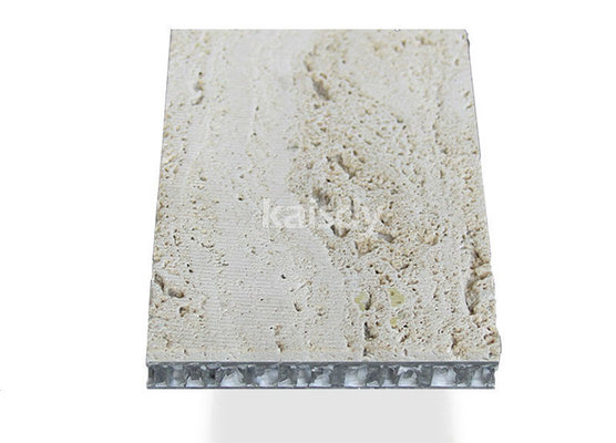 Marble aluminum honeycomb panels /  honeycomb backed stone panel for Railway Station