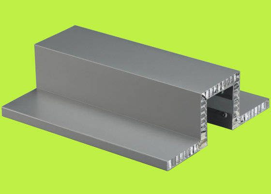 Yellow Rectangle Cladding 25mm 30mm Aluminum Honeycomb Sandwich Panel
