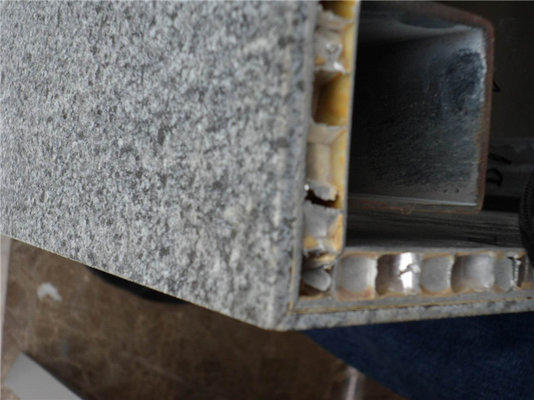 6mm / 8mm Granite Stone Aluminum Honeycomb Board for Curtain Wall / Decoration