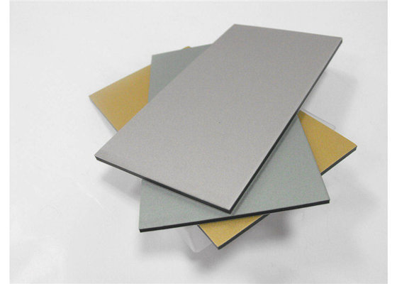 Lightweight Fire Resistance Aluminum Composite Material Panels For Metro / Airport