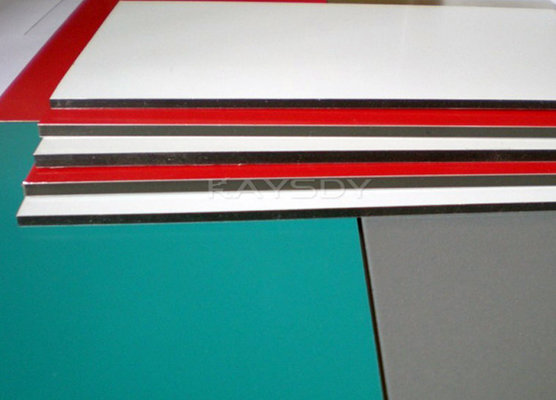 Red Green Color PVDF Aluminum Composite Panel ( ACP ) for wall cladding