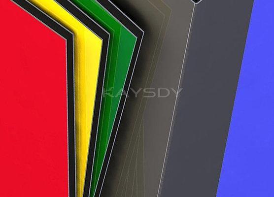 Red Green Color PVDF Aluminum Composite Panel ( ACP ) for wall cladding