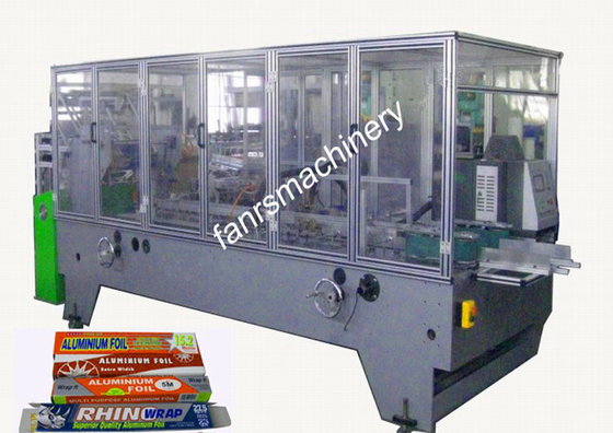 Automatic Box Carton Aluminium Foil Packaging Machine / production line SGS for Kitchen