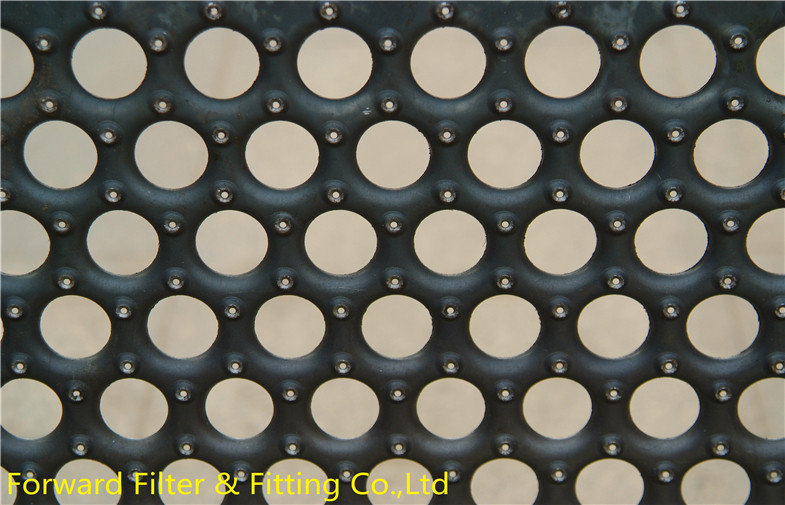 Anti - Skid Stone Gray Perforated Galvanized Sheet Metal / Perforated Metal Panels