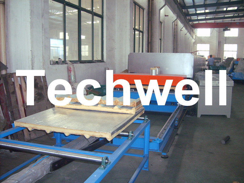 Custom Automatic Continuous Polyurethane Sandwich Panel Line For Cooling Room,Roof Wall Panels
