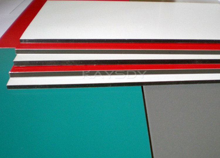 Red Green Color PVDF Aluminum Composite Panel ( ACP ) for wall cladding