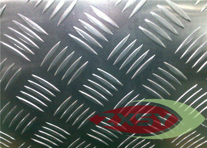 Professional Flat Clean Aluminium Checkered Plate , Aluminum Tread Plate