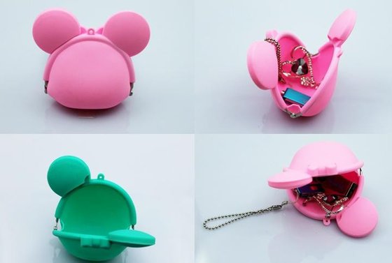 Mickey Mouse Silicone Coin Purse Factory