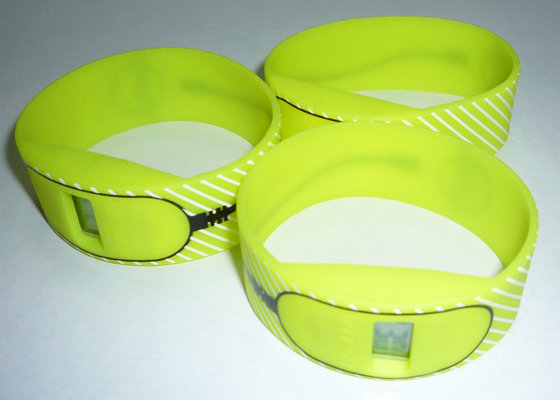 Bright Yellow Silicone Sports Digital Jelly Watch