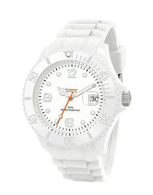 Men And Women Use Silicone Wristband Watch , Promotion Fashion Silicone Jelly Watches